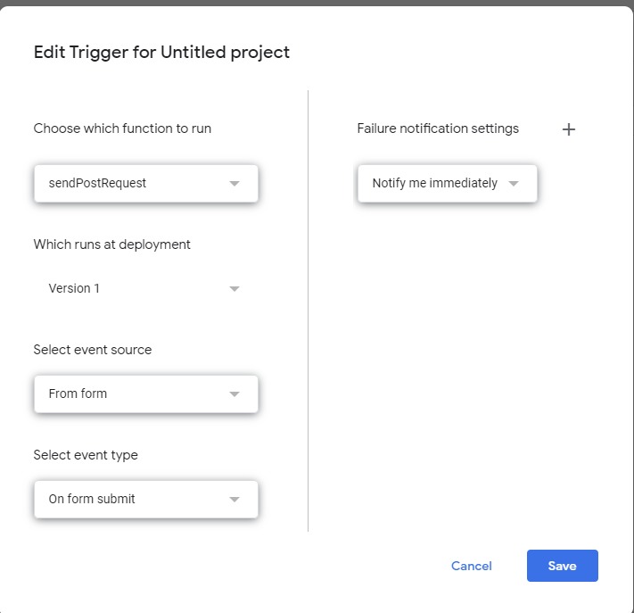 Save Google Form Data to SharePoint List